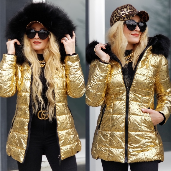 MODA ME COUTURE | Jackets & Coats | Last Glam Dollz Reversible Metallic ...